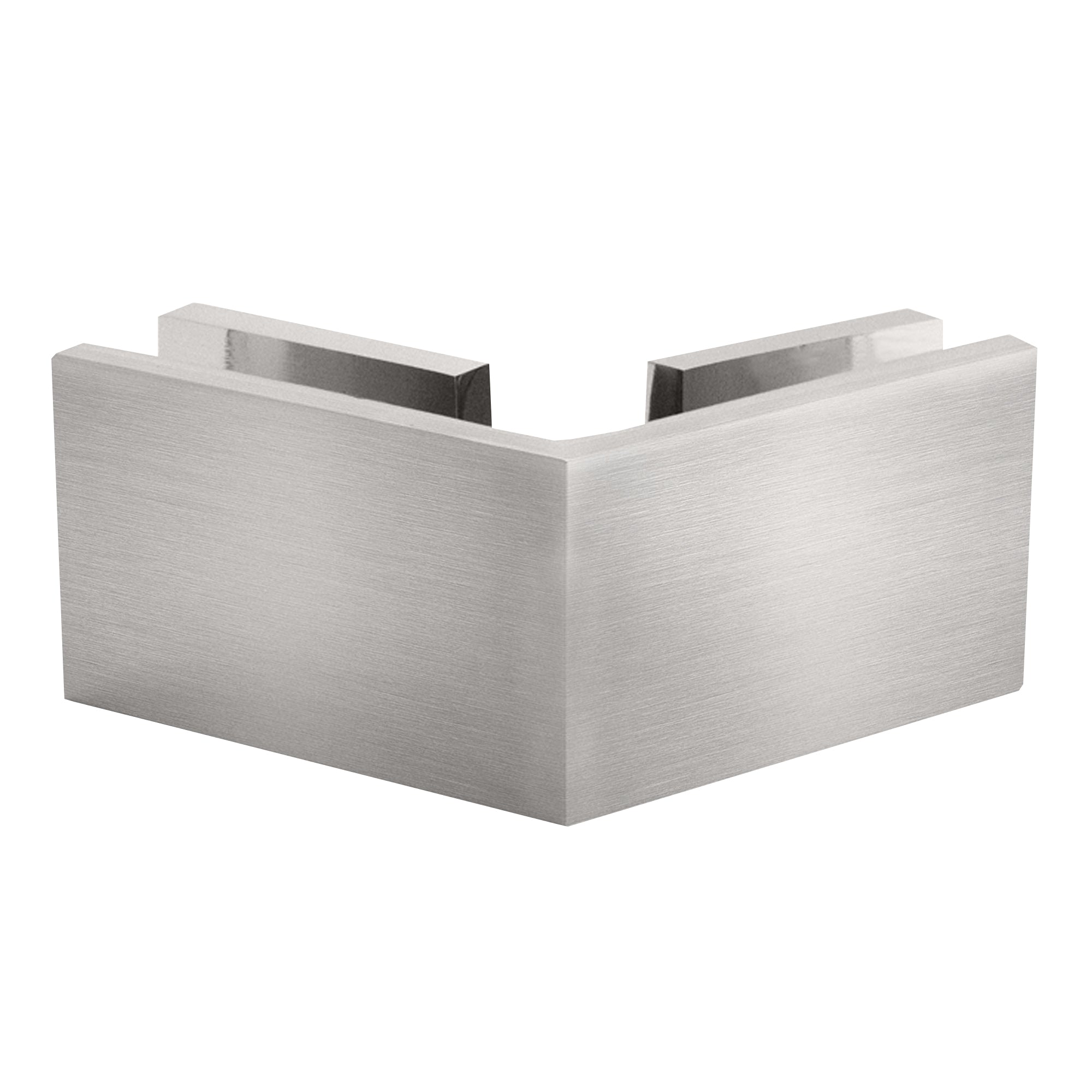 Square 135° Closed Face Clamp Glass to Glass – Glaze Hardware