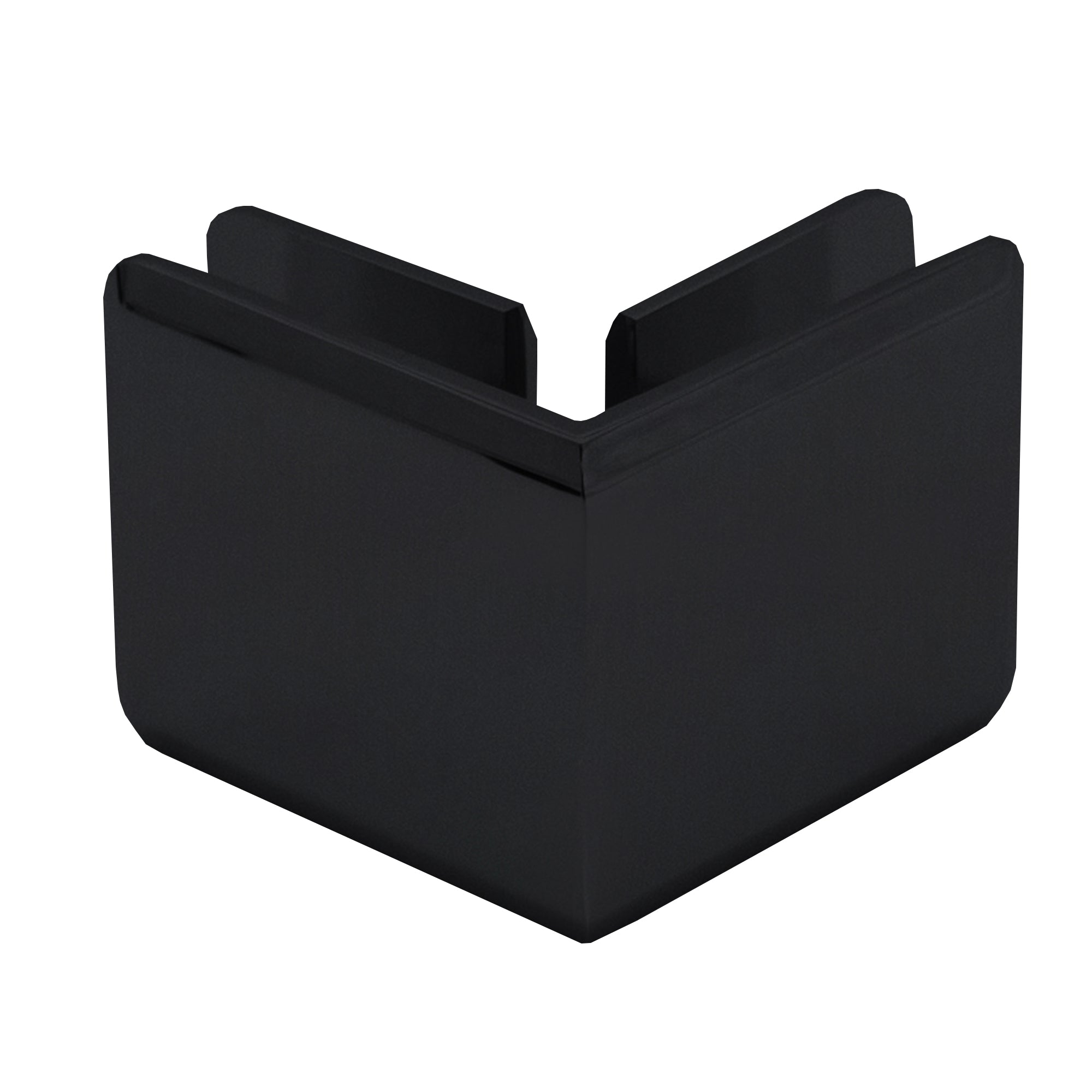 Beveled 90° Clamp Glass-to-Glass Closed Face – Glaze Hardware