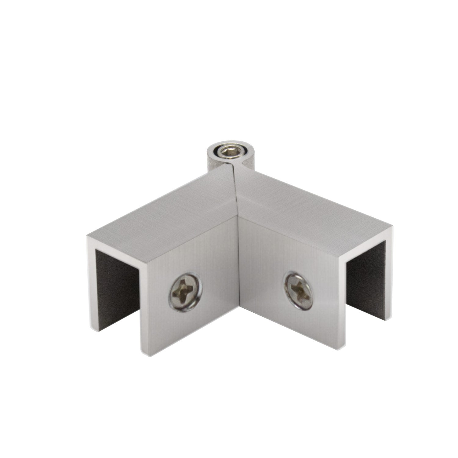 Adjustable Sleeve Over 90° Glass Clamp – Glaze Hardware