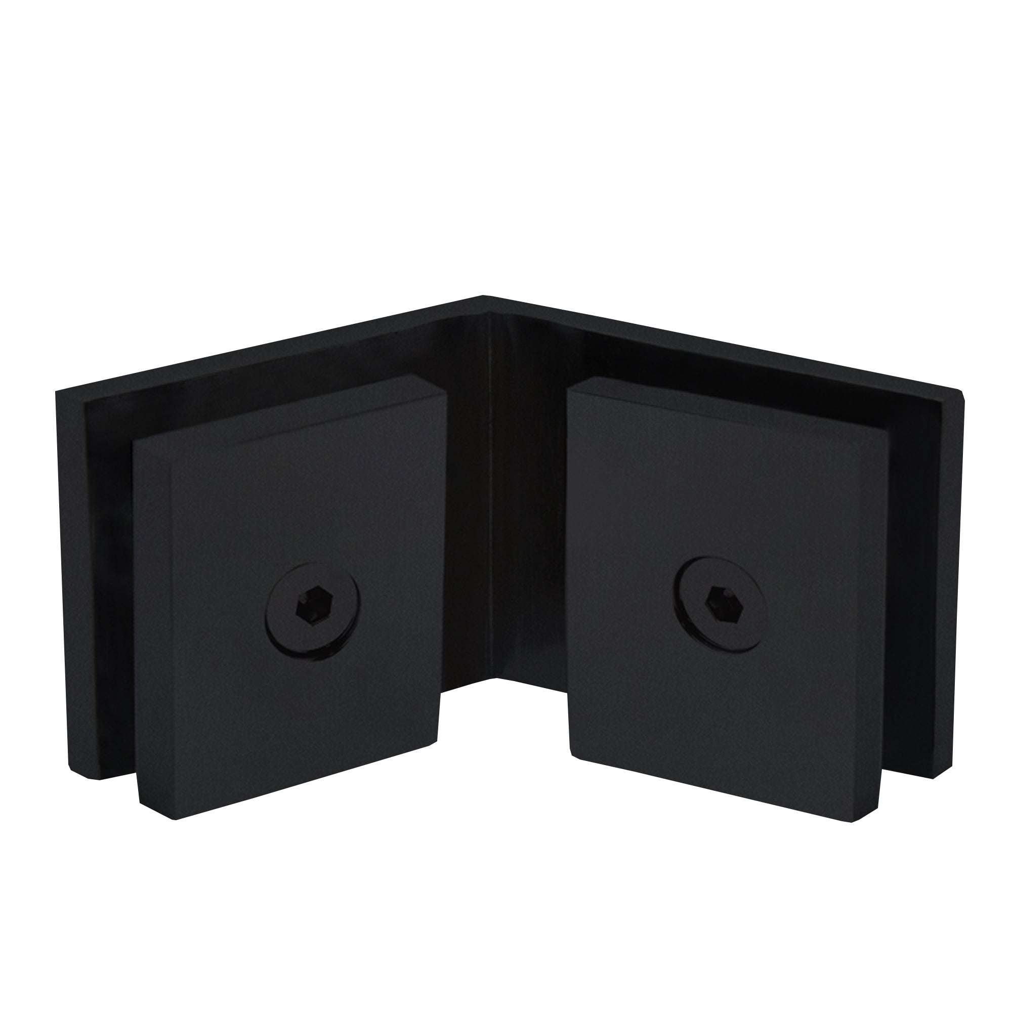 Square 135° Closed Face Clamp Glass to Glass – Glaze Hardware