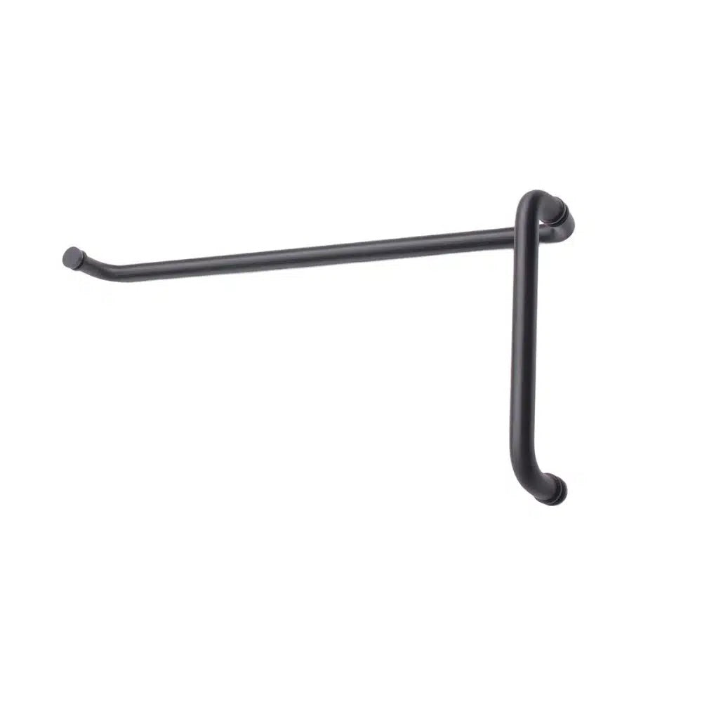 12″ x 28″ Back-to-Back Straight Combination Push and Pull Handle Set ...