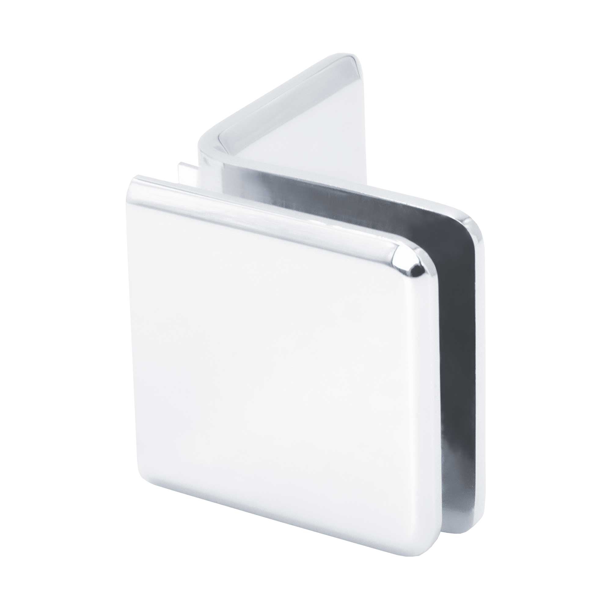 Beveled Wall Mount Glass Clamp with Long Leg – Glaze Hardware