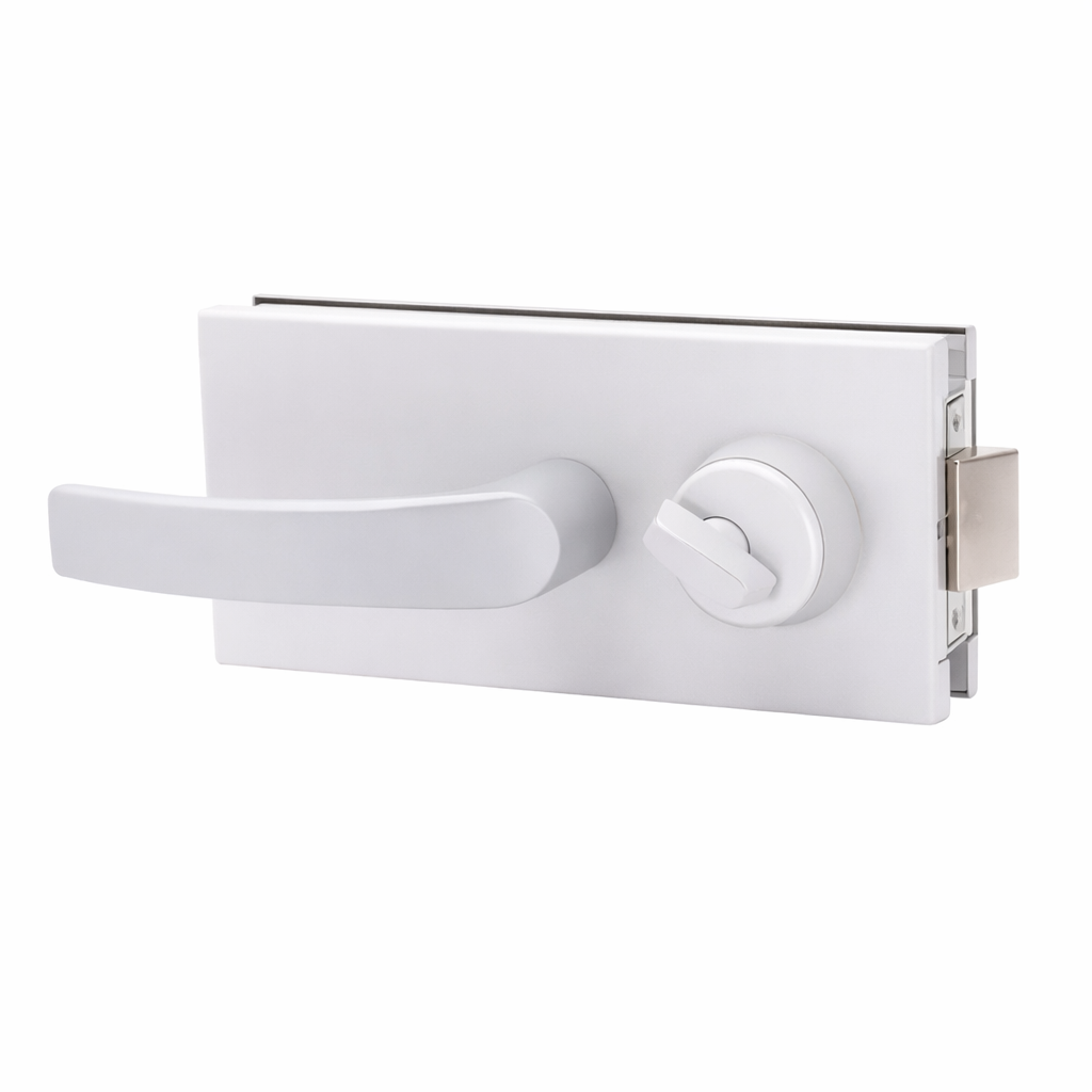 Glass-Mounted Latch with Lock, Thumbturn, and Lever Handles – Glaze ...