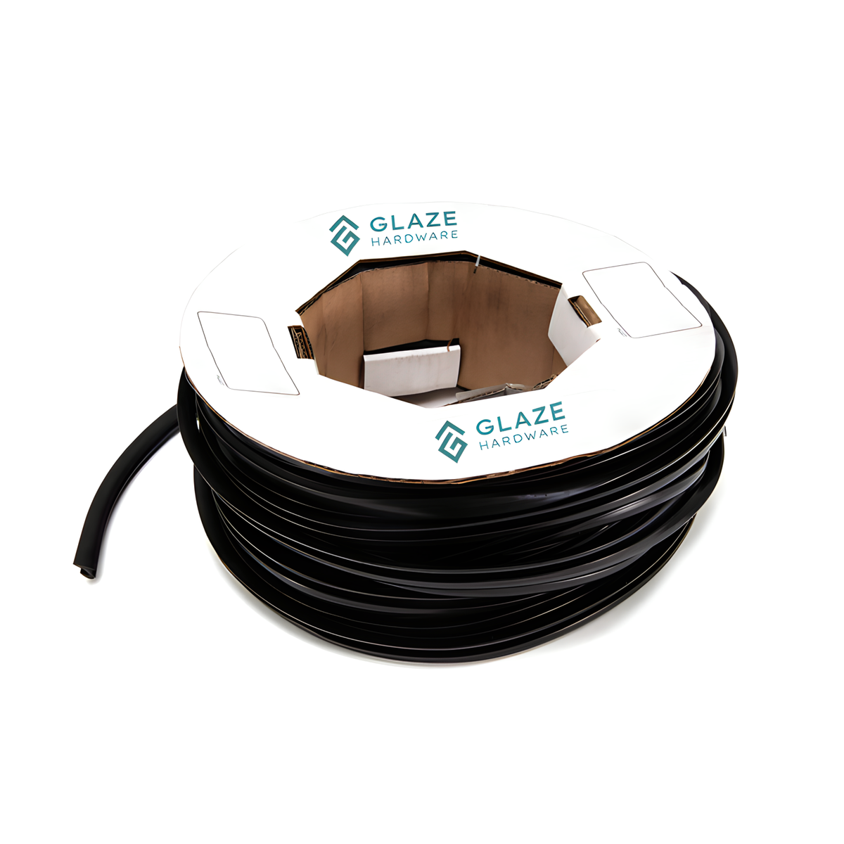 1/2" Commercial U-Channel Gasket Rolls - 100" Length – Glaze Hardware