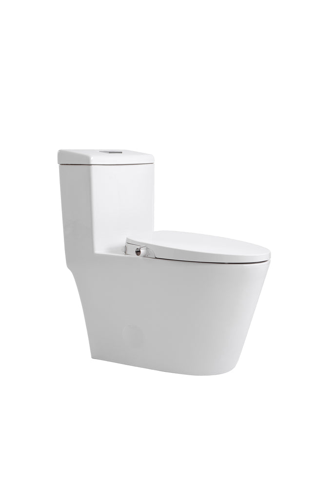 The Crown Bidet Toilet - Glossy White Glaze - Vortex Flushing – Glaze ...