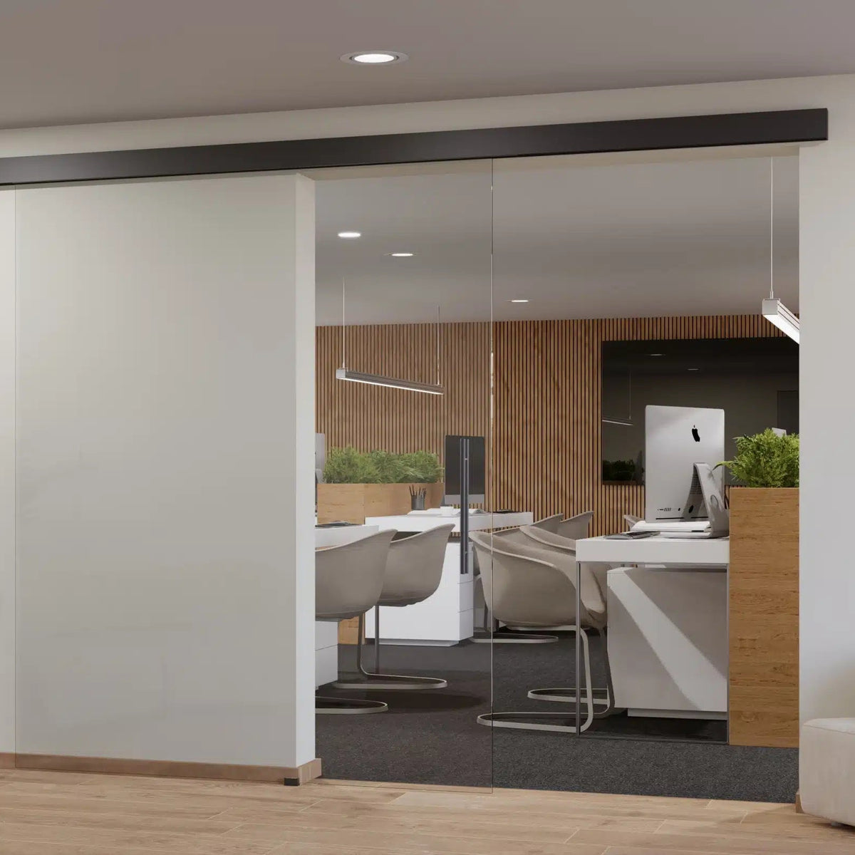 Midland Sliding System – Glaze Hardware