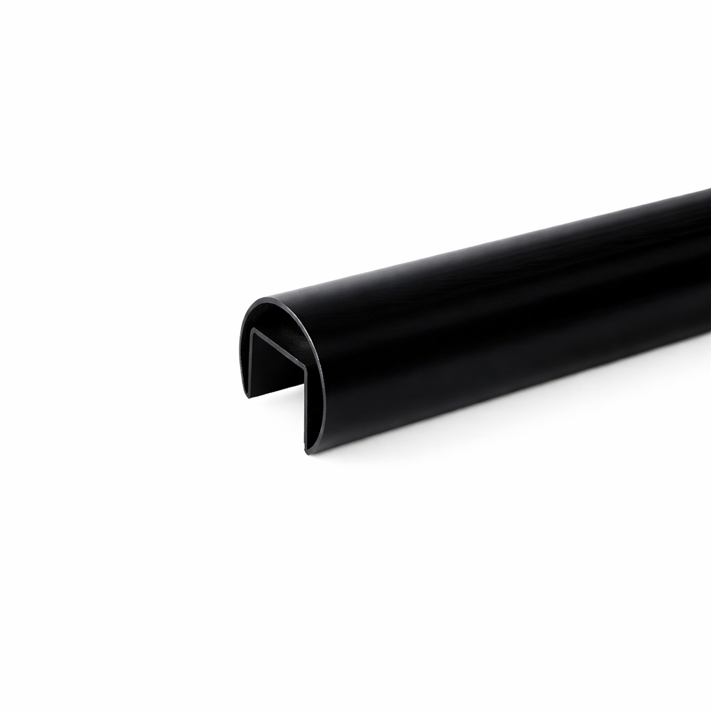Glaze Hardware 19′ Premium Cap Rail for 1/2″ Glass