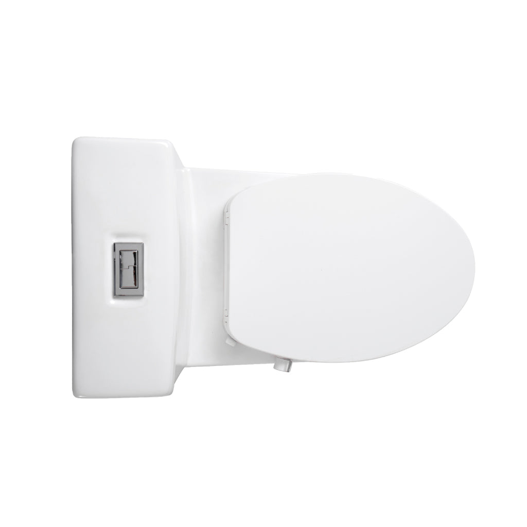 The Crown Bidet Toilet - Glossy White Glaze - Vortex Flushing – Glaze ...