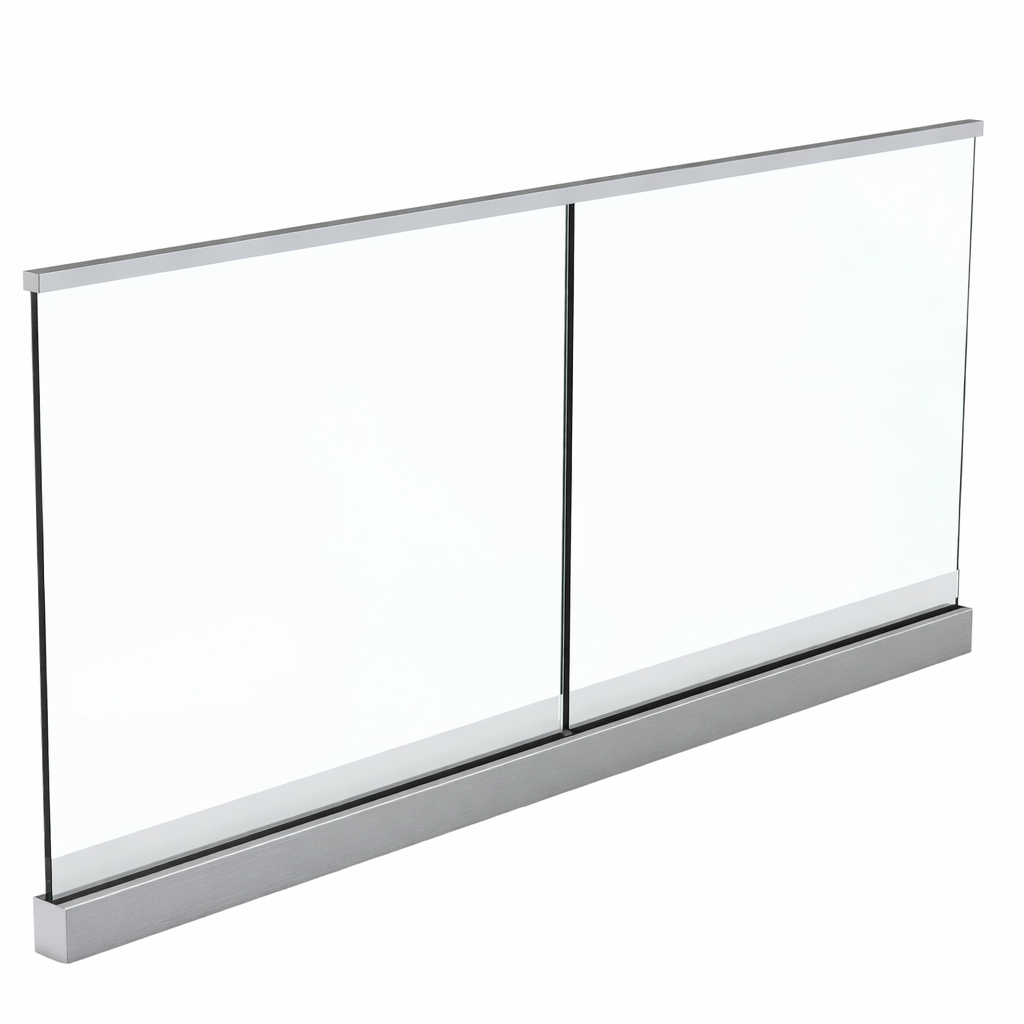 Tilt Lock Pre-Drilled Base Shoe for 9/16"-1" Thick Glass 20ft – Glaze ...