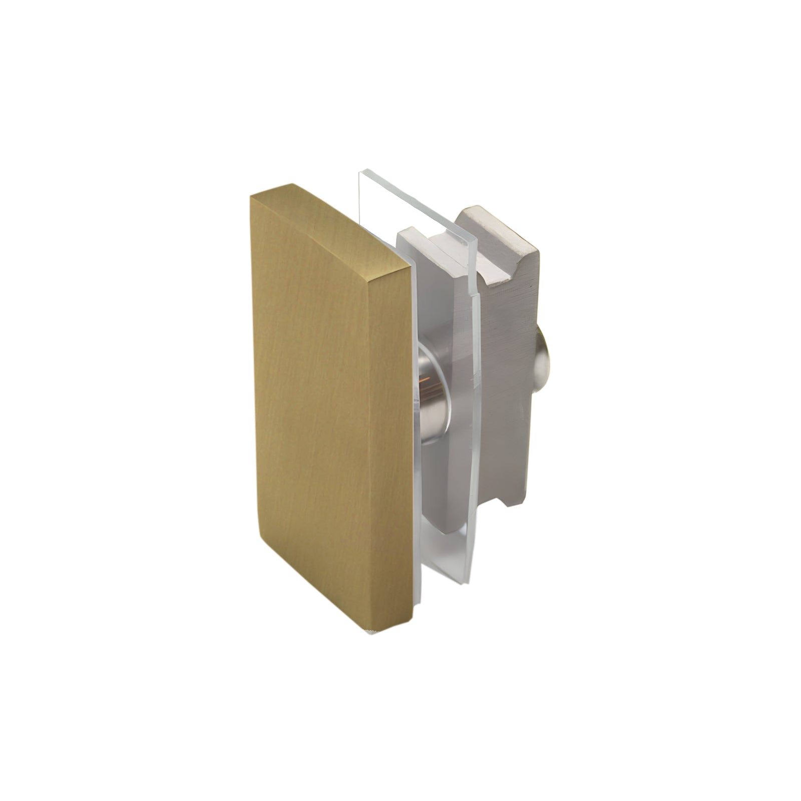 Symmetry 90° Return Panel Connector – Glaze Hardware