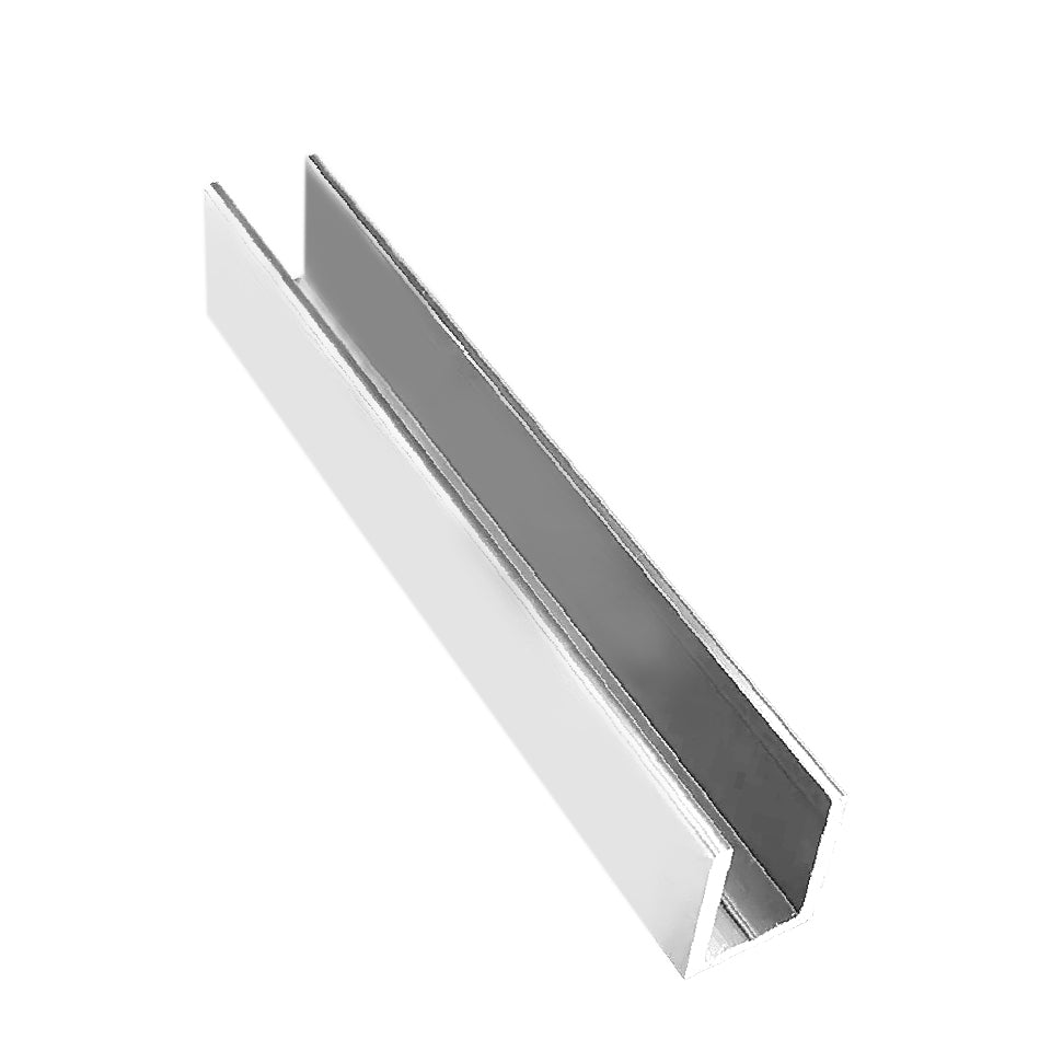 Shower U-Channels for 1/2" Glass 95" – Glaze Hardware