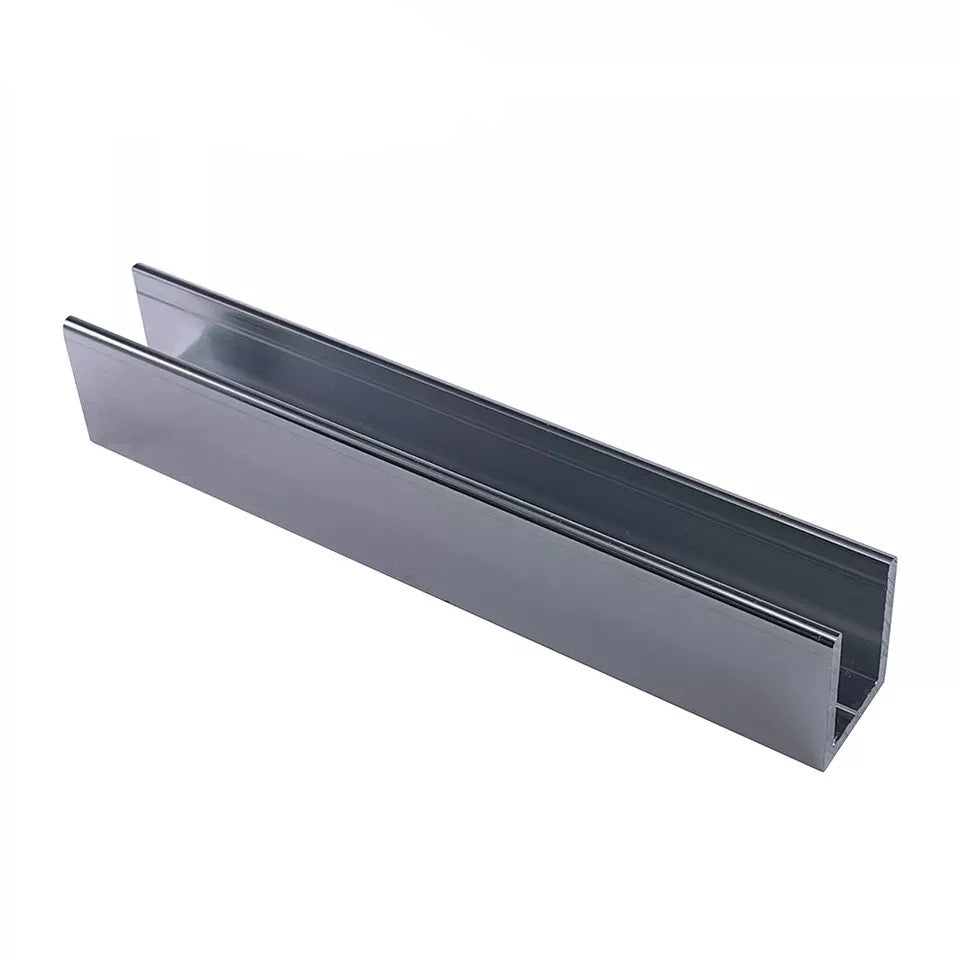 Shower U-Channels for 3/8" Glass 95" – Glaze Hardware
