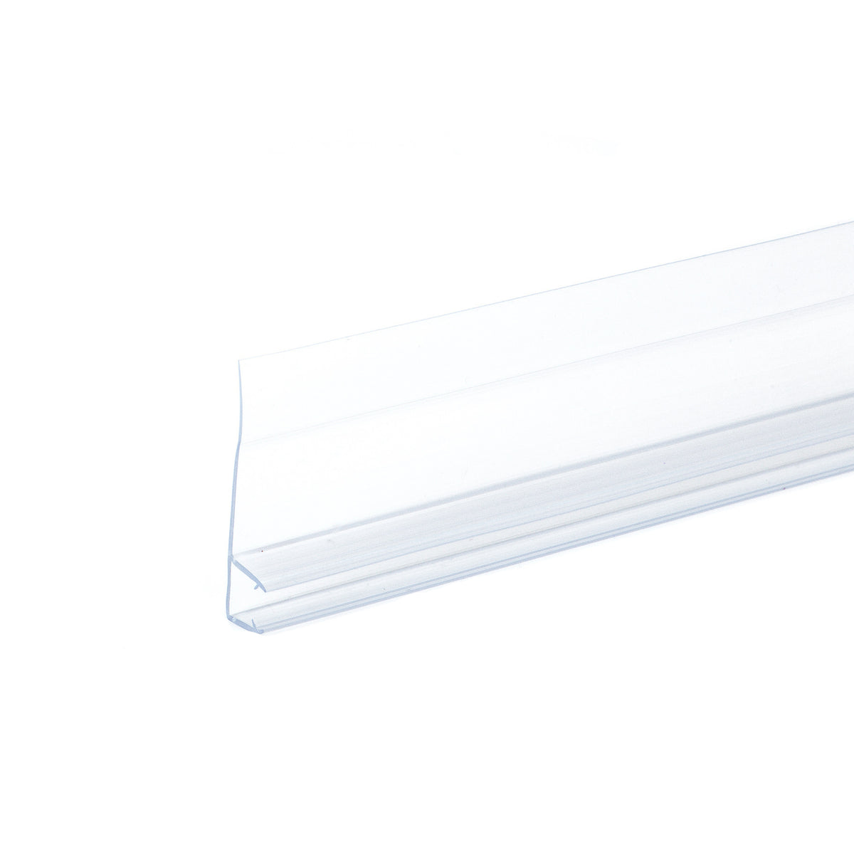 Shower Door U With 90° 1" Fin Seal - For 3/8" – Glaze Hardware